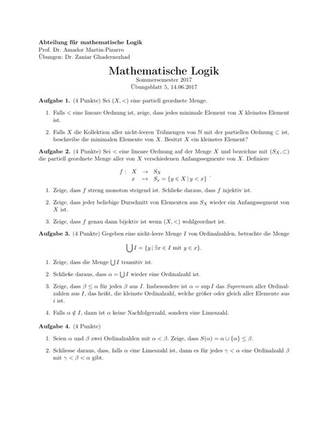 Mathematische Logik