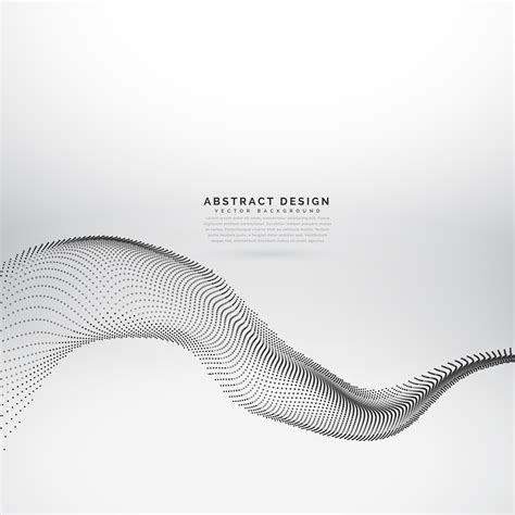 Dots Particles Wave Flowing Background Download Free Vector Art Stock Graphics And Images