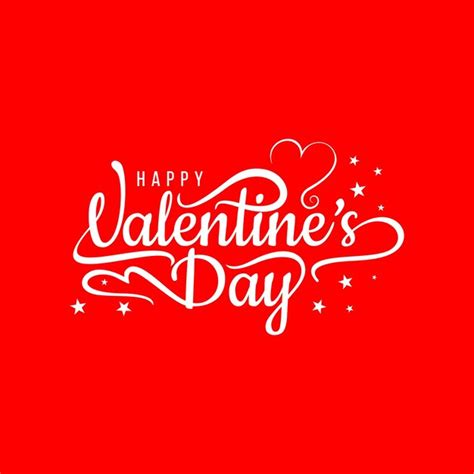 해피 발렌타인 데이 타이 포 그래피 레터링 기호 벡터 사랑 프로 모션의 로맨틱 레터링을 인용 프리미엄 벡터