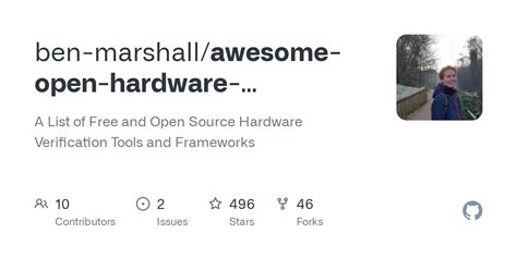 Github Ben Marshallawesome Open Hardware Verification A List Of