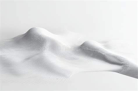 Minimalist Digital Data Flow Visualization With Simple Lines Stock Illustration Illustration