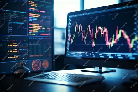 Premium Photo A Computer Screen With A Graph Showing The Graph Of Graph