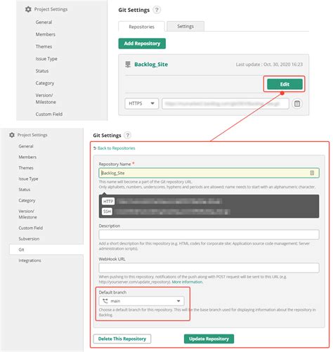 How To Manage Git Settings In Backlog Faqs And Technical Support Nulab
