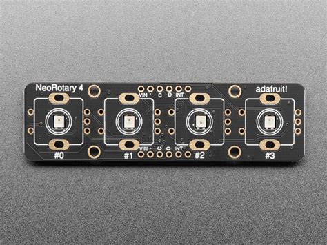 Adafruit I2c Quad Rotary Encoder Breakout With Neopixel Stemma Qt