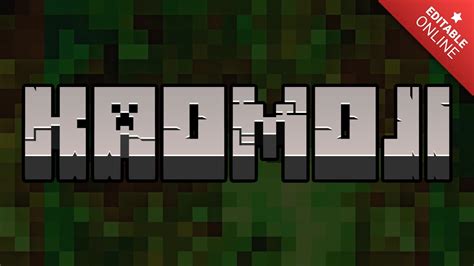 Kaomoji Minecraft Logo Text Effect Generator