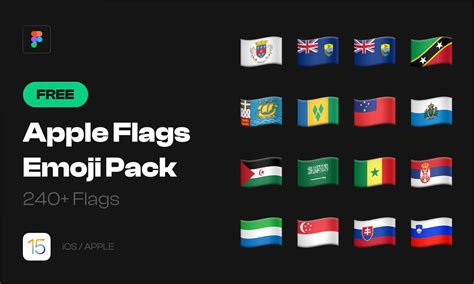 Apple Flags Emoji Pack Figma