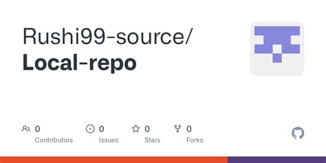 Local Repoindexhtml At Main · Rushi99 Sourcelocal Repo · Github