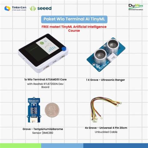 Paket Wio Terminal Ai Tinyml With Free Ai Course Material Digiware Store