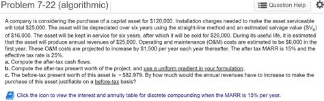 problem 7 22 algorithmic question help 0 a company
