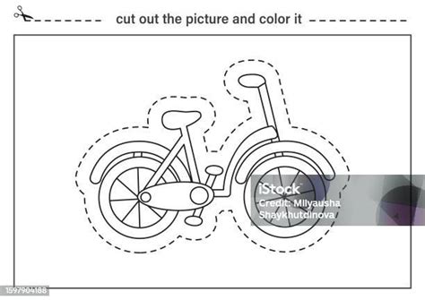아이들을 위한 절단 연습 흑백 워크시트입니다 그림을 잘라내어 붙입니다 0명에 대한 스톡 벡터 아트 및 기타 이미지 0명 가위 개발 Istock