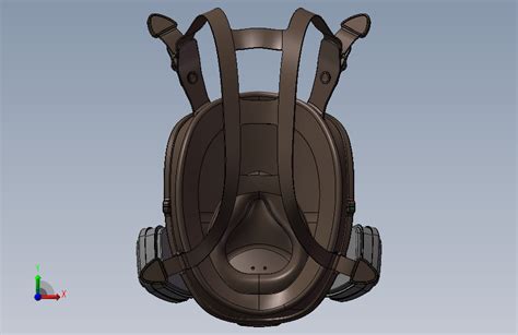 面罩模型 Solidworks 2016 模型图纸下载 懒石网