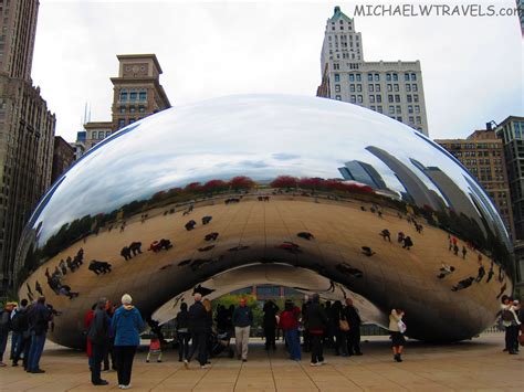Jumping At The Bean Chicago Michael W Travels
