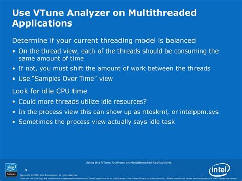 Using The Vtune Analyzer On Multithreaded Applications Ppt Download