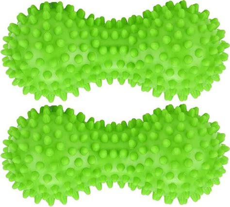 Pack Of 2 Soft Spiky Massage Peanut Balls Stress Reflexology