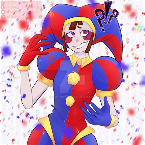 Tadc Pomni By Plasticghostbones On Deviantart