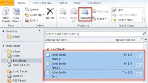 Methods To Batch Resend Multiple Emails In Your Outlook