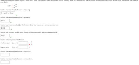 solved use a computer algebra system to graph fand to find f
