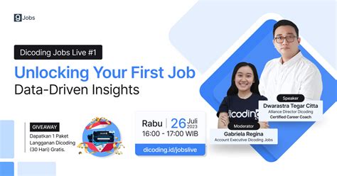 Dicoding Jobs Live 1 Unlocking Your First Job Data Driven Insights Dicoding Indonesia