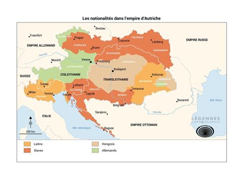 Nationalities In The Austro Hungarian Empire 19th Maps On The Web