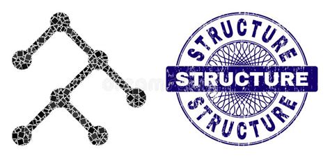 Scratched Structure Stamp Seal And Geometric Binary Structure Mosaic