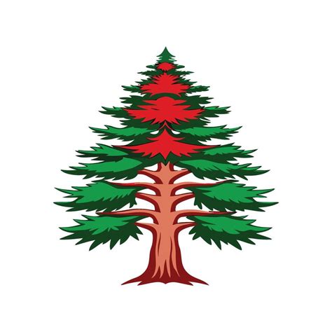 Creative Eastern Raved Cedar Tree Outline 57695635 Vector Art At Vecteezy