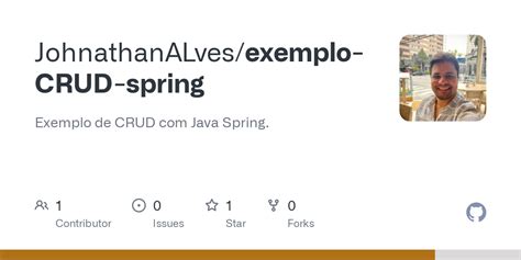 github johnathanalves exemplo crud spring exemplo de crud com java spring