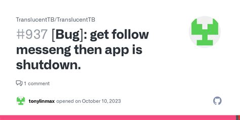 Bug Get Follow Messeng Then App Is Shutdown · Issue 937
