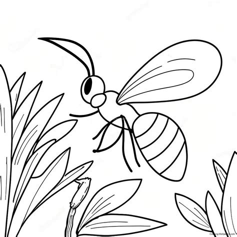 Pollinator Coloring Page 32133 25416