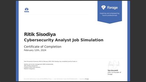 Ritik Sisodiya On Linkedin Im Happy To Share That Ive Obtained A New
