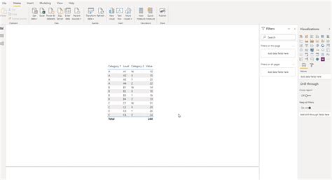 Solved Best Visual For Drilldown In Matrix Table Or Heat
