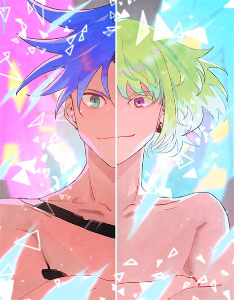 Lio Fotia And Galo Thymos Promare Drawn By So Rann Danbooru
