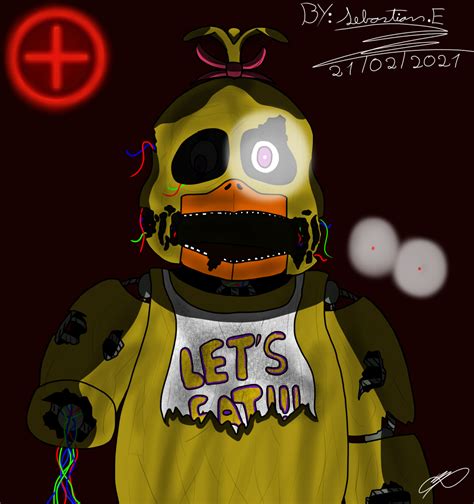 Withered Chica Fnaf Plus Fanart By Sebastianenriqueart On Newgrounds