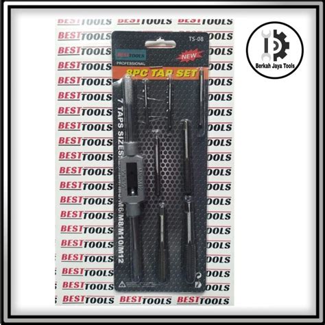 Jual Hand Tab Set 8pcs Mata Bor Pembuat Ulir Drat Baut Sekrup Shopee Indonesia