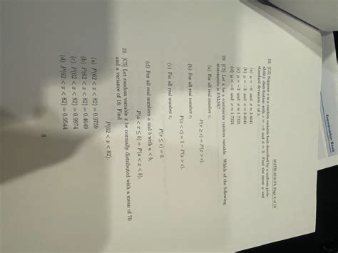 Solved 19 C5 Suppose X Is A Random Variable Best