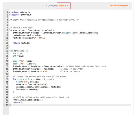 Solved Lab Output A Linked List Write A Recursive Chegg