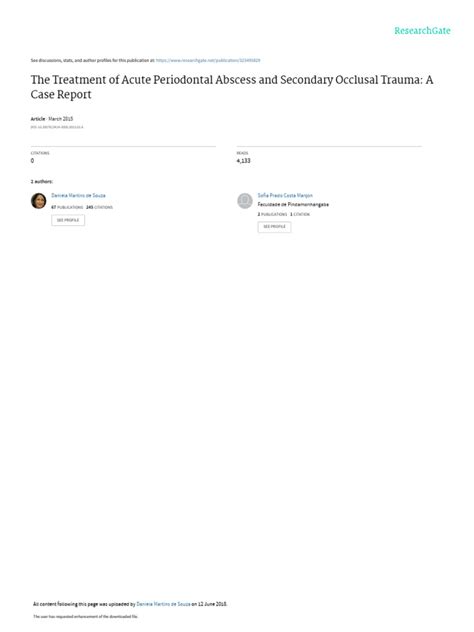 Thetreatmentofacuteperiodontalabscessandsec Pdf