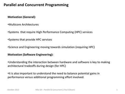 Ppt Parallel And Concurrent Programming Powerpoint Presentation Free