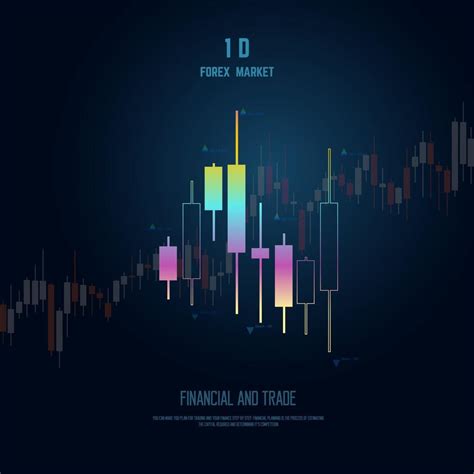 1 Day Forex Market Graph With World Business Graph Or Chart Stock Market Forex Trading Graph In