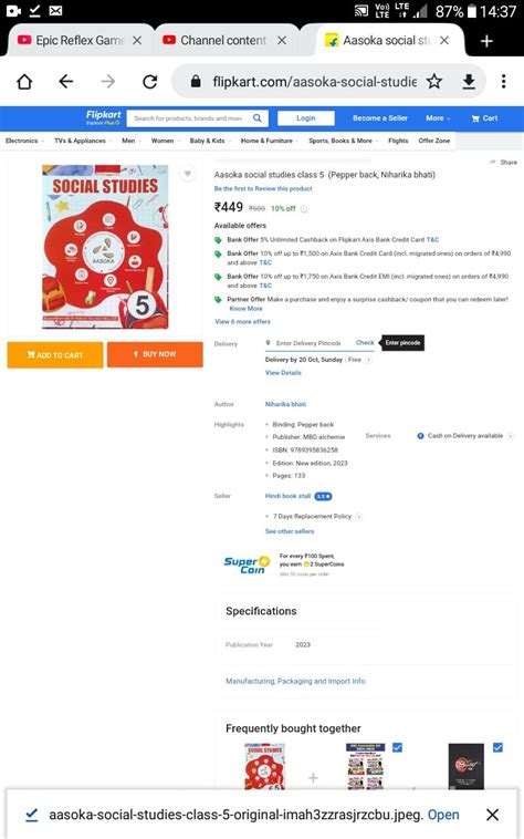 Buy Social Studies Class 5th Bookflow