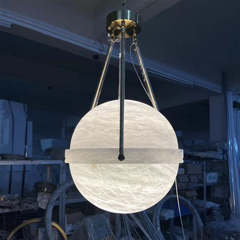 Alabaster Globe Pendant Light Hermanlamps