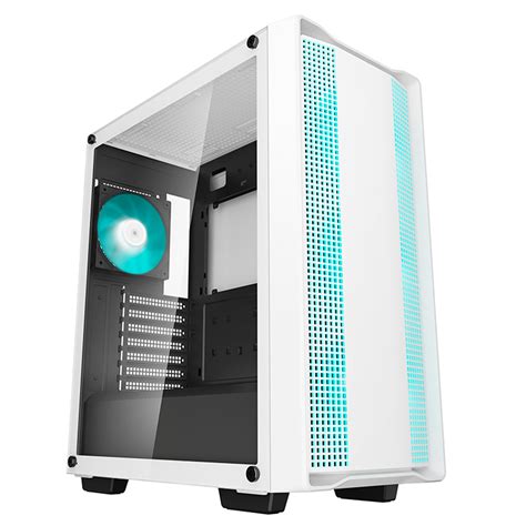 Gabinete Gamer Deepcool Cc560 V2 Led Cristal Templado Midi Tower Mini Itx Micro Atx Atx
