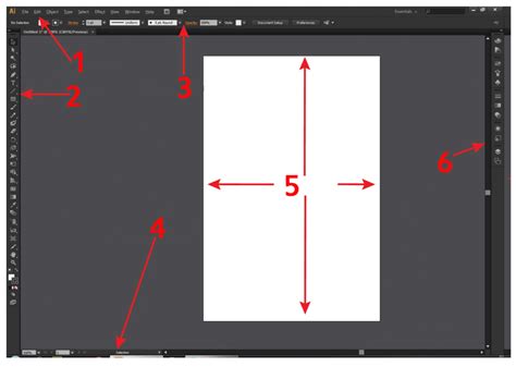 Adobe Illustrator Interface Diagram Quizlet