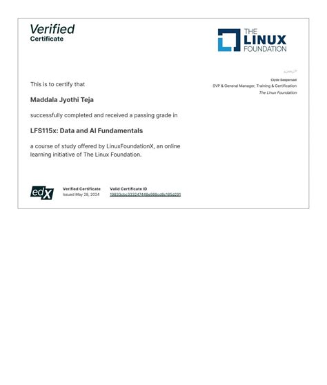 Jyothi Teja Maddala On Linkedin Edx Datascience Ai
