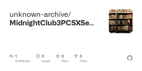 GitHub Unknown Archive MidnightClub3PCSXSettings