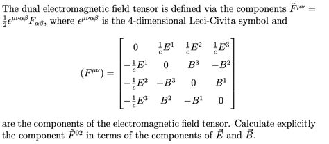 Electromagnetic Field Tensor Pdf Vcog