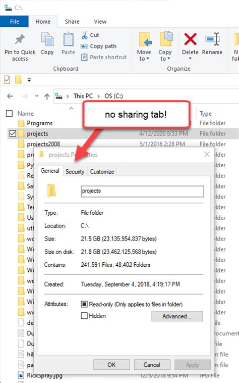 missing sharing tab in windows explorer and sharing with powershell rick strahl s web log