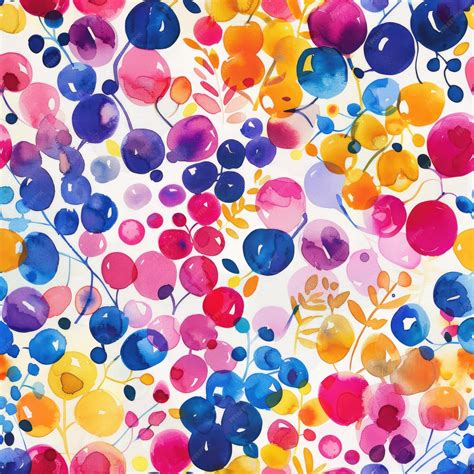 Premium Photo A Colorful Painting Of A Bunch Of Circles With A Few