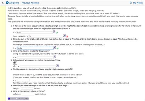 Solved 1 28 Points Previous Answers Rmy Notes In This
