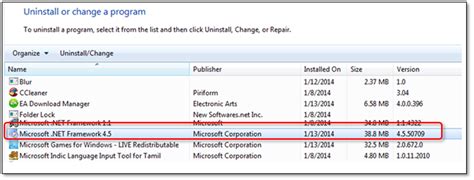 Repair Or Reinstall Microsoft NET Framework