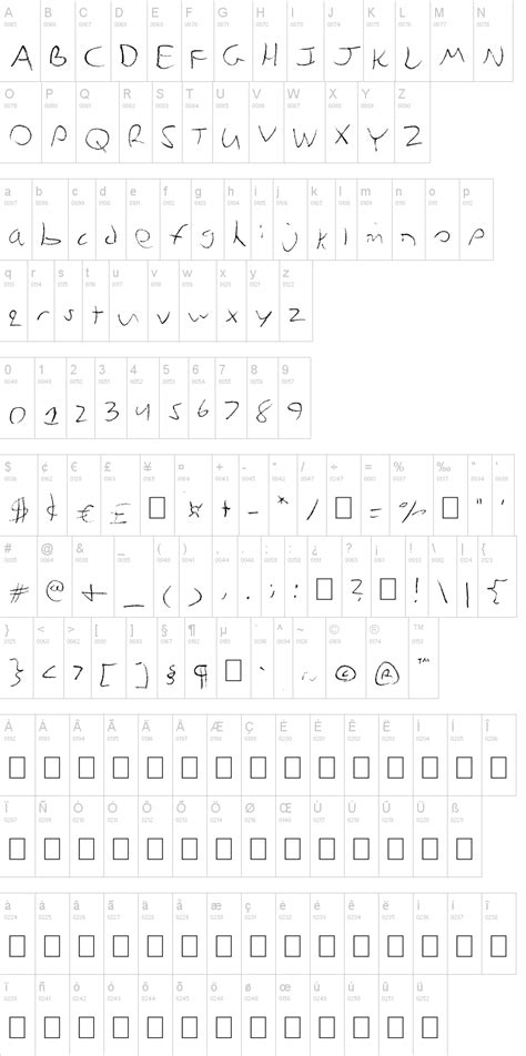 Chicken Scratch Font